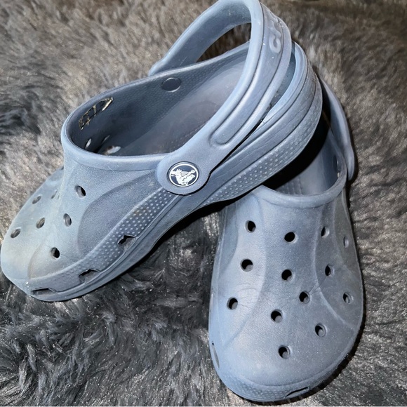 CROCS | Shoes | Crocs Classic Clogs Kids Size J Navy A | Poshmark